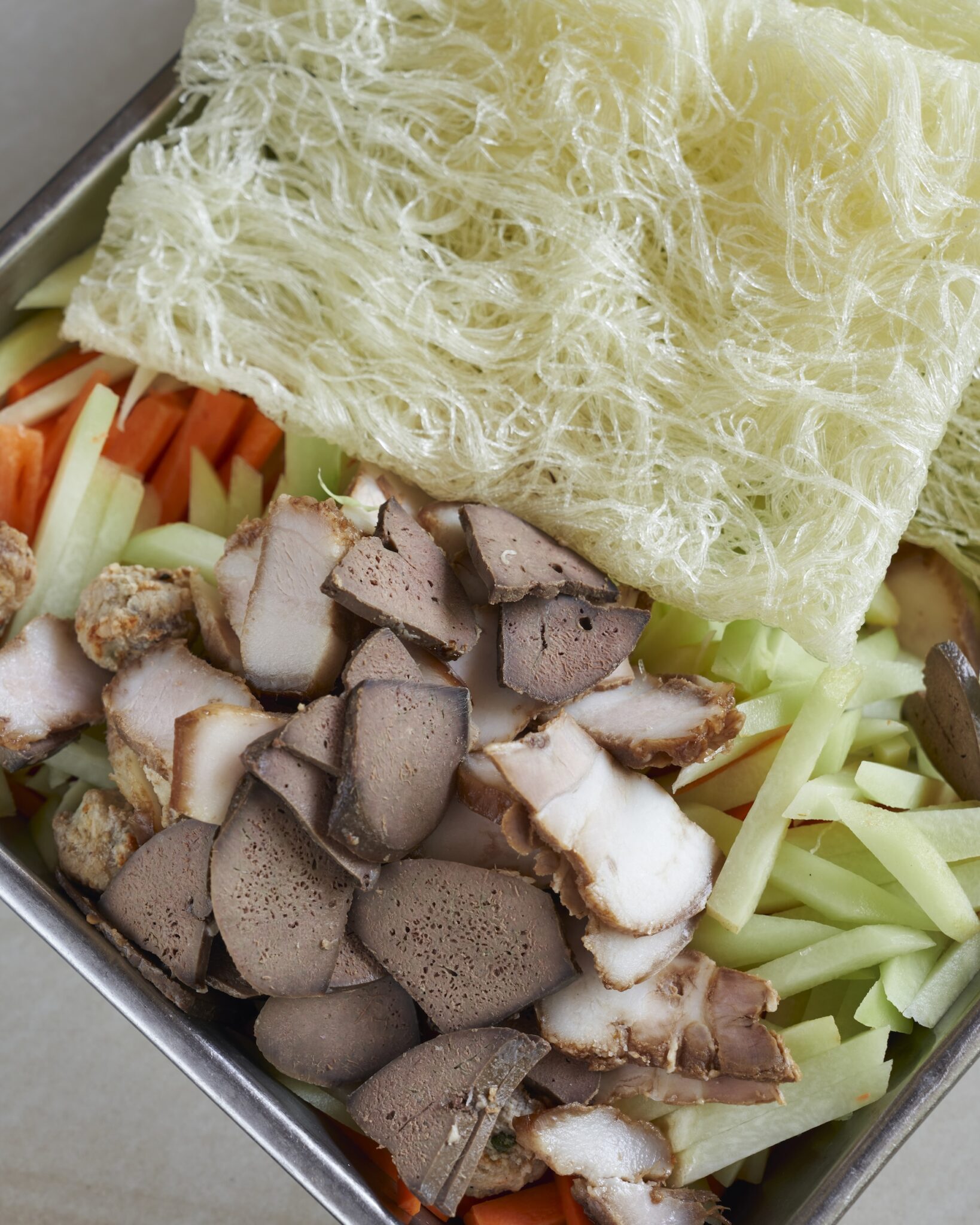 PANCIT GUISADO traditional Philippine birthday noodles